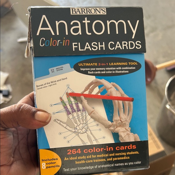 Barron’S | Other | Barrons Anatomy Colorin Flash Cards Gray | Poshmark